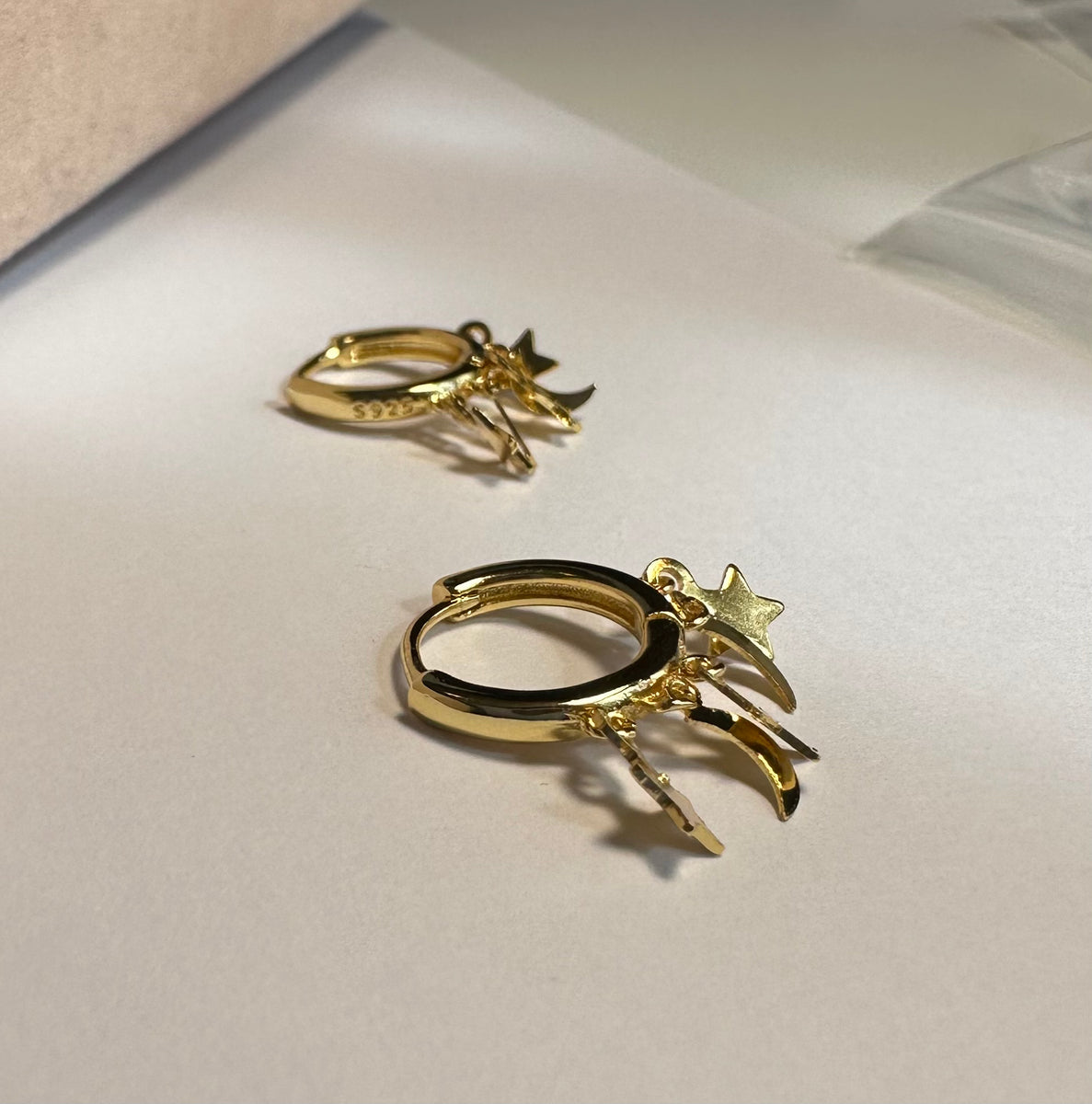 Arracadas luna - estrella – Magnolia Jwl